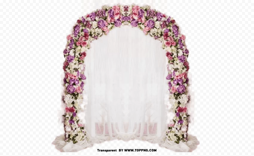 Free download | HD PNG flower wedding romantic wedding door border png ...