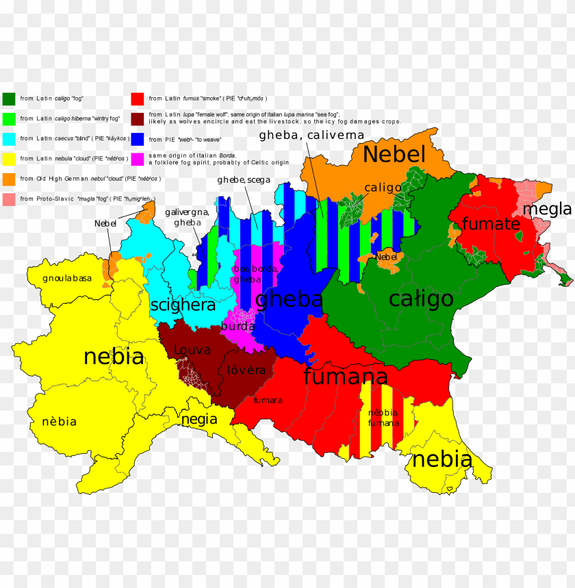 Free download | HD PNG fog in various northern italy regional languages ...