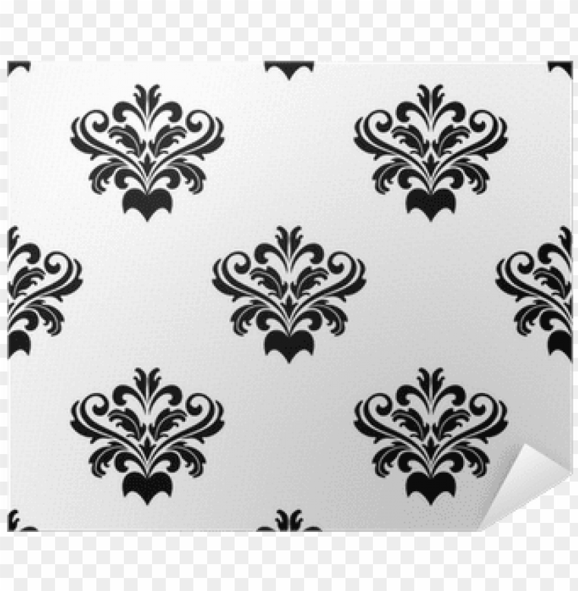 Free download | HD PNG foliate arabesque pattern for damask poster ...