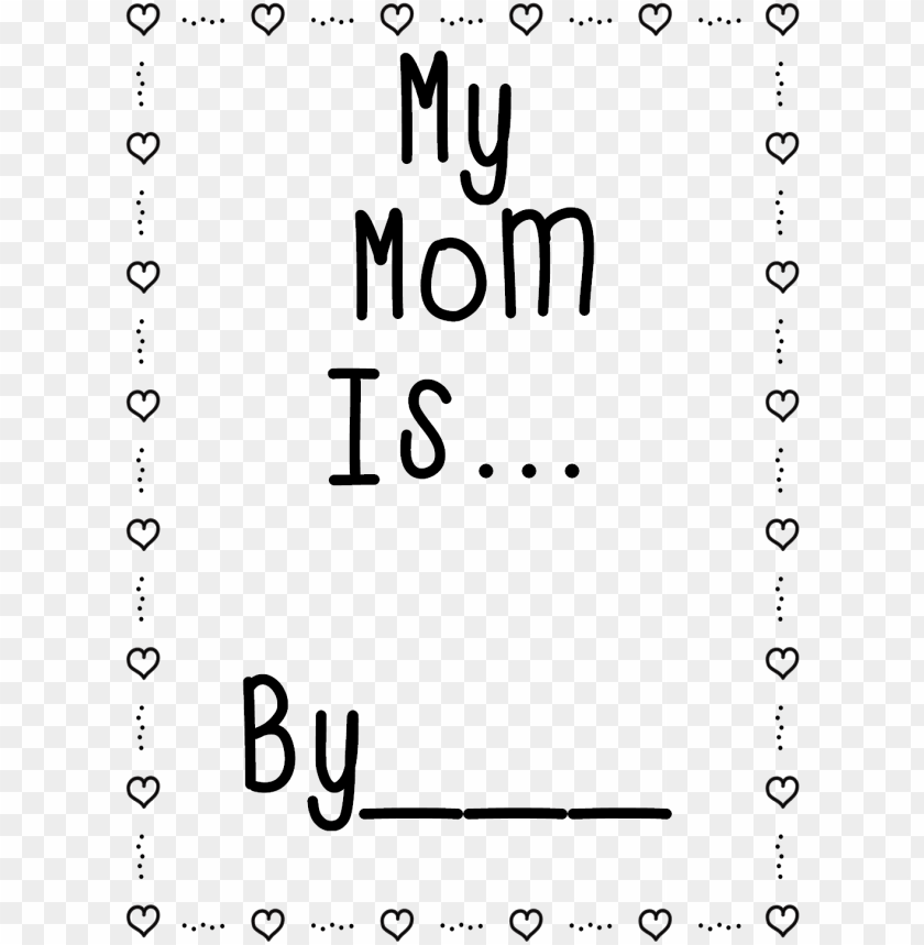 Free download | HD PNG for your free mothers day simile book printable ...