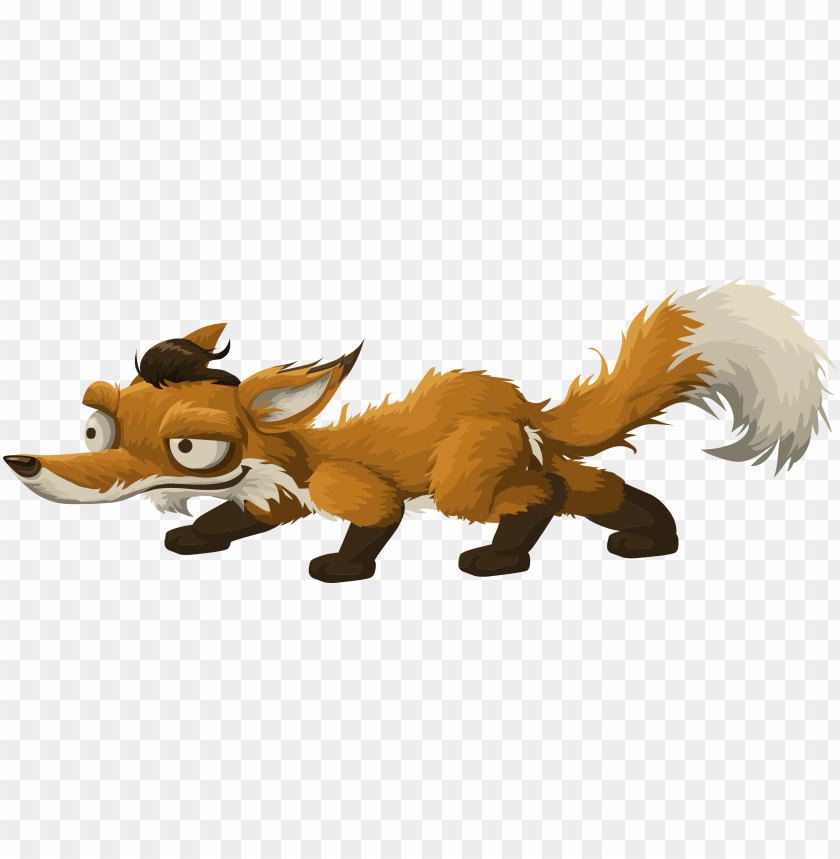 Free download | HD PNG cartoon foxes standing in playful poses with big ...