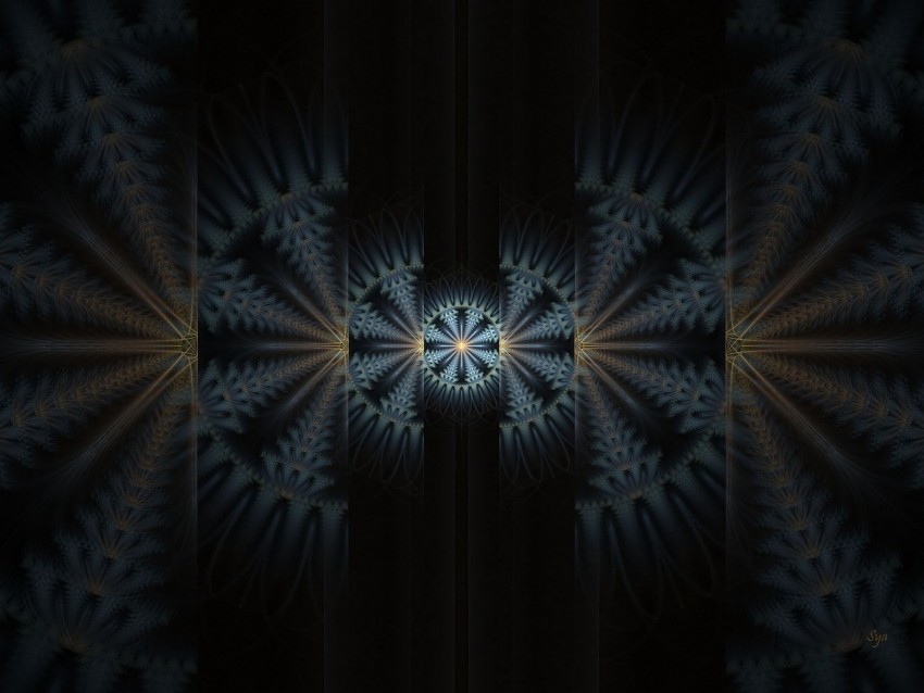 Free download | HD PNG fractal pattern illusion dark abstraction 4k ...