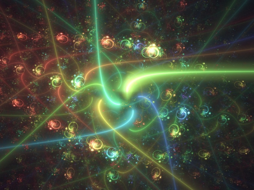 Free download | HD PNG fractal patterns neon backlight shine 4k ...