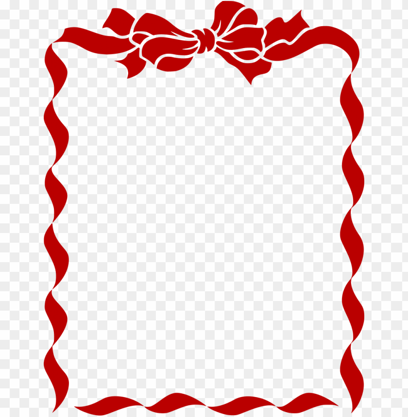 Red Ribbon Border Clipart