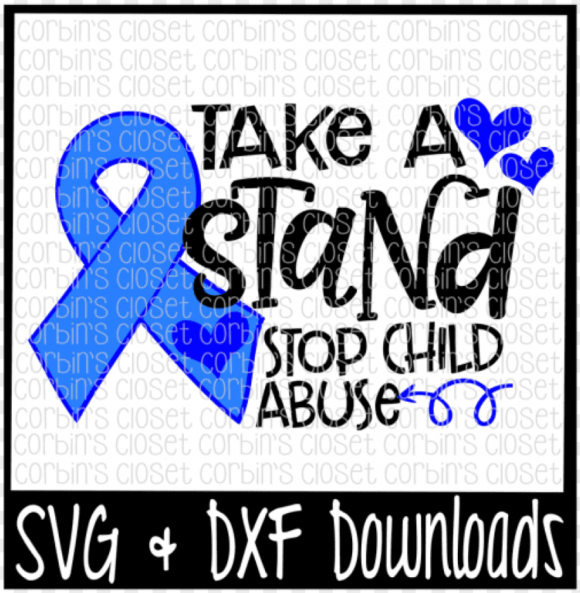 Free download | HD PNG free child abuse awareness svg take a stand stop ...