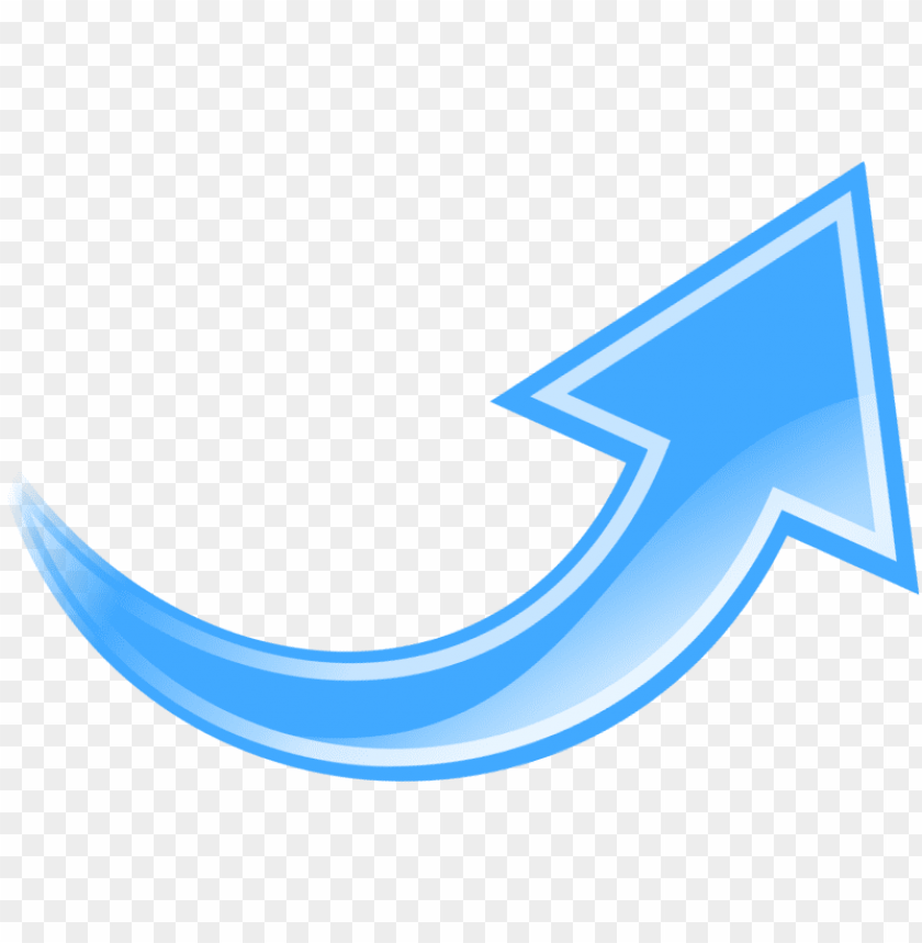 Free download | HD PNG blue curved up arrow clipart png PNG transparent ...