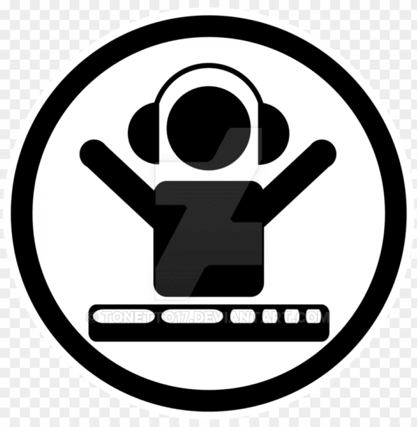 Free download | HD PNG disc jockey black music icon logo png PNG ...