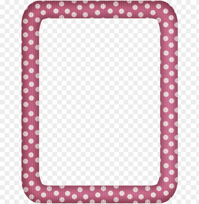 Free download | HD PNG free faded pink polka rectangle digi scrapbook ...