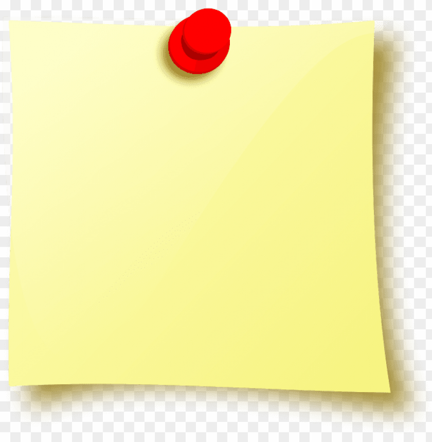 Free download | HD PNG free note with push pin clip art download PNG ...