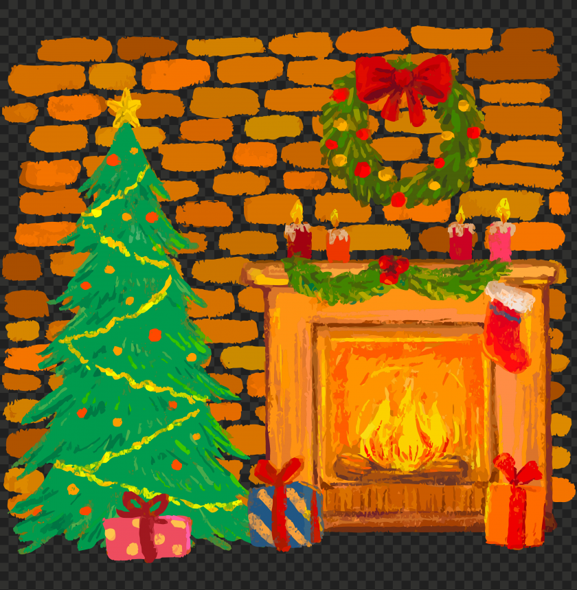 Free download | HD PNG free painting cartoon christmas png image ...