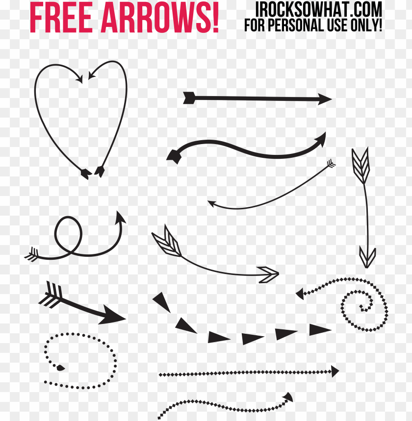 Free download | HD PNG free photoshop arrows 20594 brush mũi tên ...
