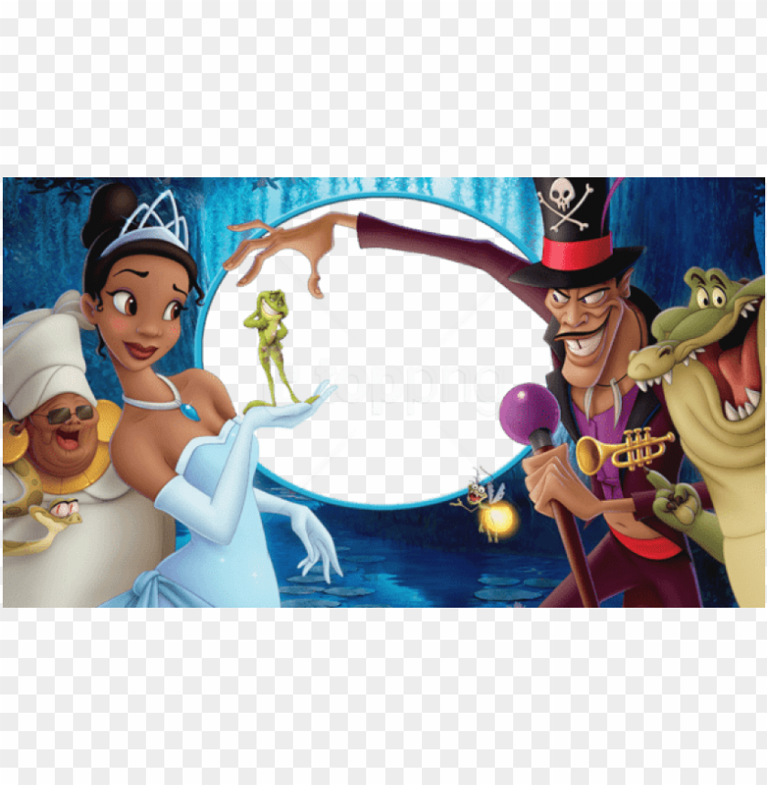 Free download | HD PNG free png princess tiana kids png frame png ...