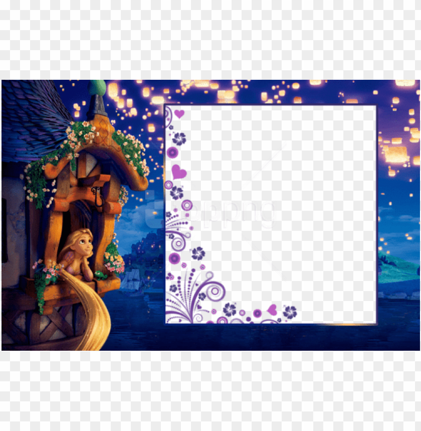 Free download | HD PNG free png transparent child frame with rapunzel ...