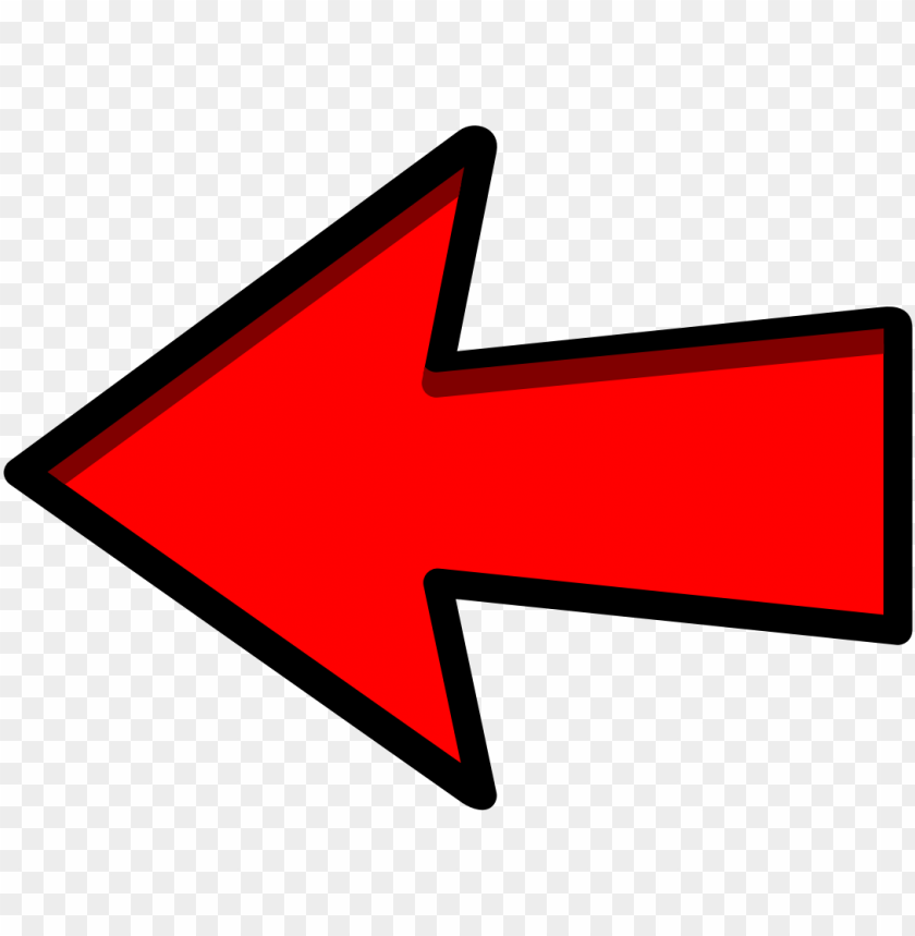 Free download | HD PNG thick red left arrow png PNG transparent with ...
