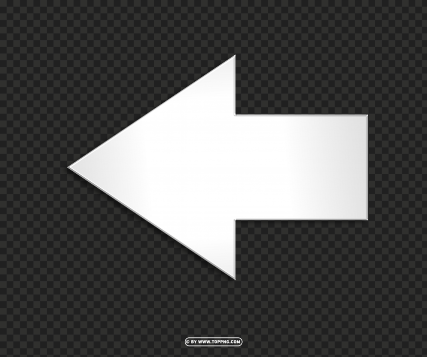 Free download | HD PNG free silver 3d arrow left design png background ...
