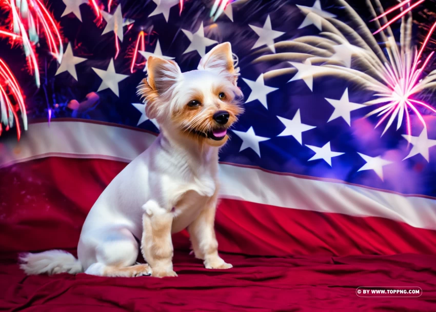 Free download | HD PNG free yorkie 4th of july images download cute ...