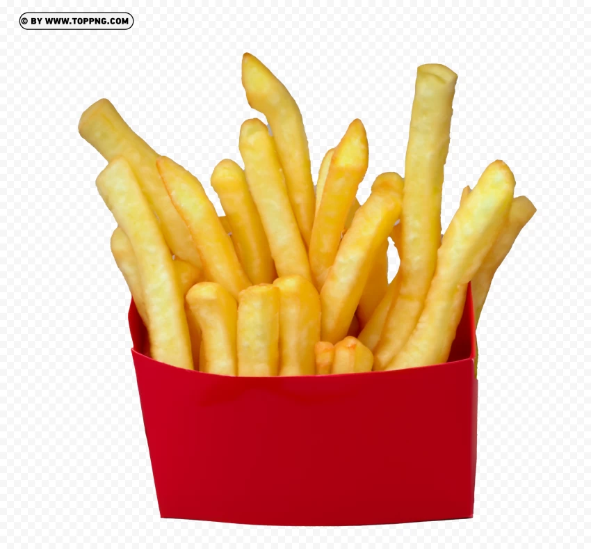 Free download | HD PNG french fries in red kraft box with png ...