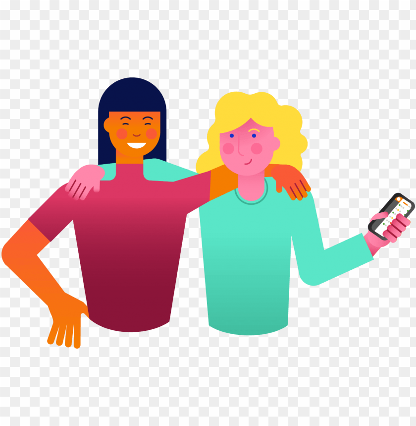 Free download | HD PNG freunde werben refer a friend tego cartoo PNG ...