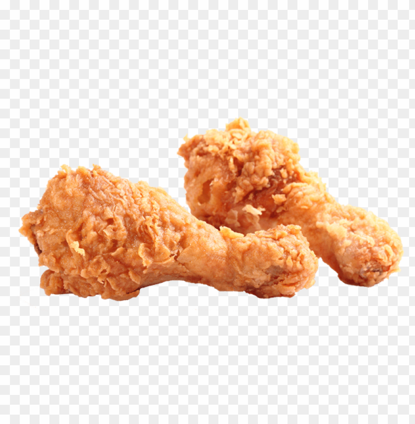 Free download | HD PNG two pieces of fried chicken on white background ...