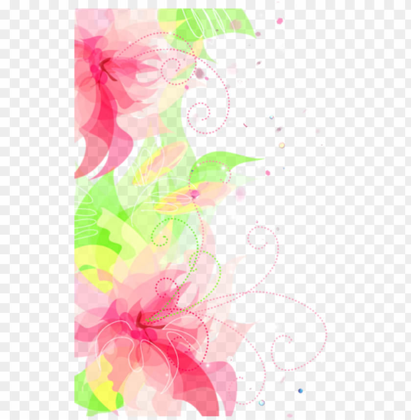 Free download | HD PNG ftestickers border flowers floralpattern pink ...