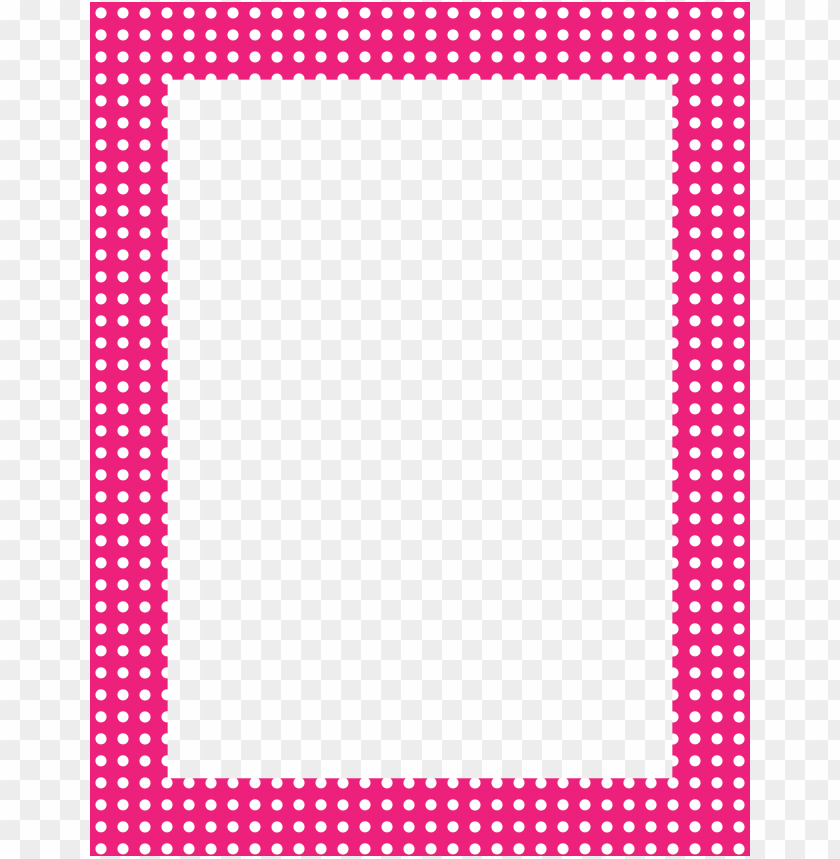 Free download | HD PNG pink dotted border frame png png - Free PNG ...
