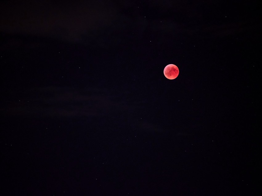 Free download | HD PNG full moon red moon moon night sky starry sky 4k ...