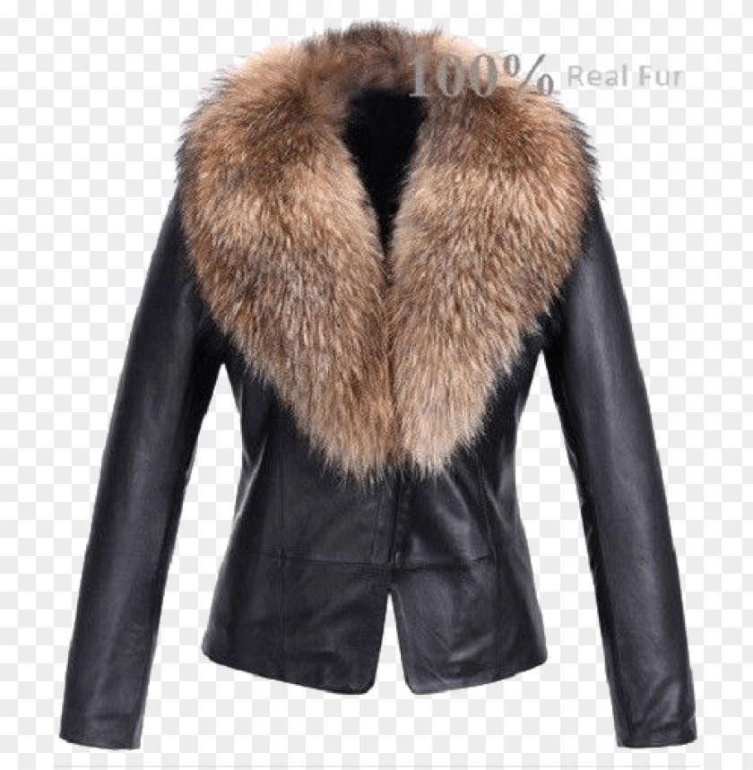 Free download | HD PNG black jacket with brown fur collar png png ...