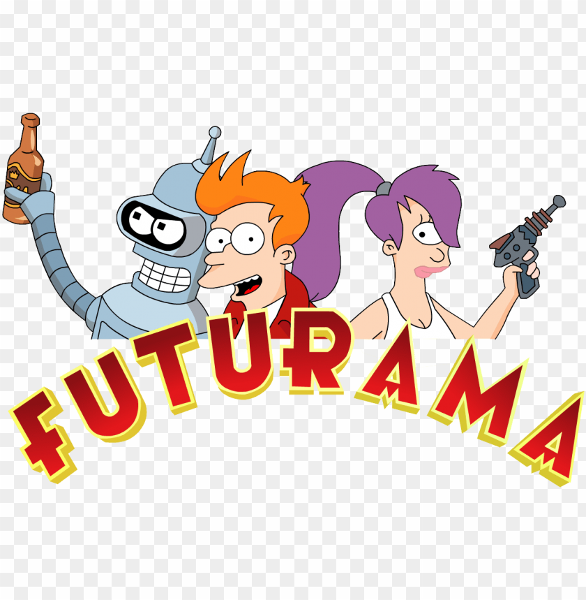 Free download | HD PNG futurama logo with characters png clipart png ...