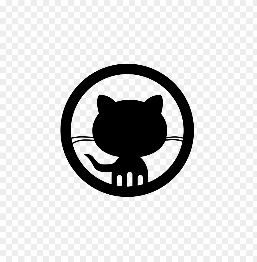 Free download | HD PNG github mini octocat in a circle vector | TOPpng