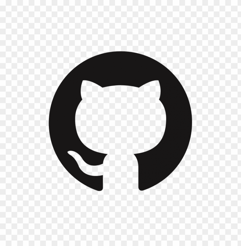 Free download | HD PNG github small octocat silhouette vector | TOPpng