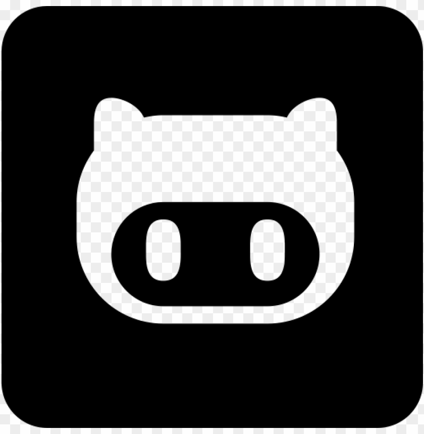 Free download | HD PNG github dark square logo png | TOPpng