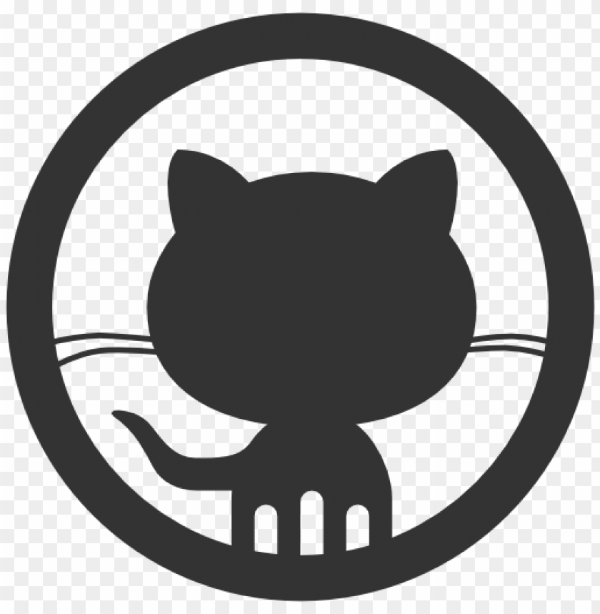 Free download | HD PNG github octocat black circle symbol png | TOPpng