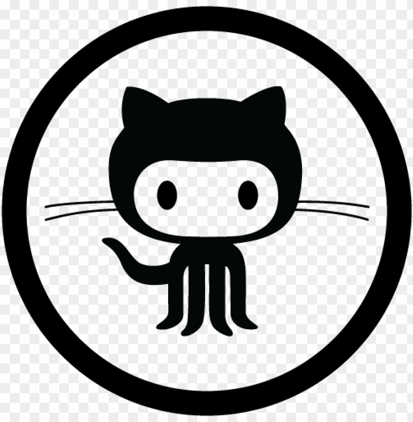 Free download | HD PNG github minimalist octocat emblem png | TOPpng