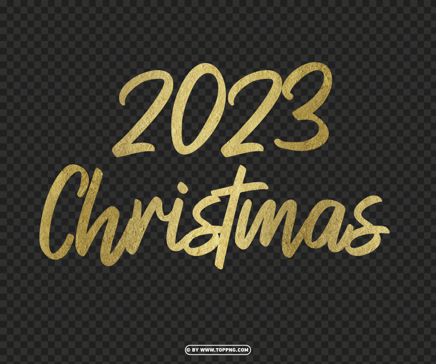 Free download | HD PNG gold 2023 christmas design image png - Image ID ...