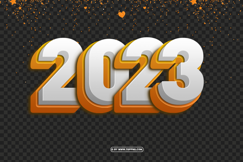 Free download | HD PNG gold ad white 2023 sparkling free design png ...