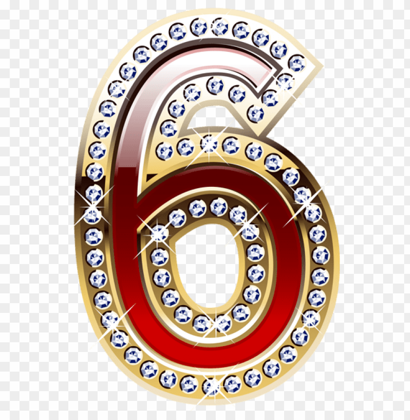 Free download | HD PNG gold and red number six clipart png photo ... Free download | HD PNG gold and red number six clipart png photo ...