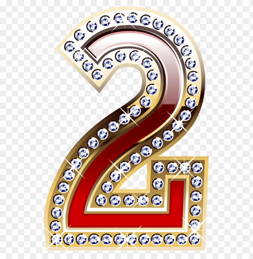 Free download | HD PNG gold and red number two clipart png photo ...