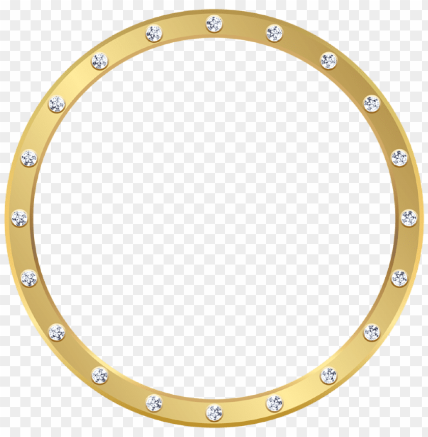 Free download | HD PNG gold border frame with crystals png clipart png ...