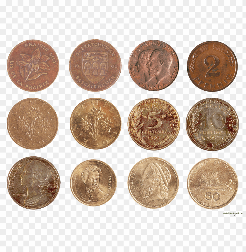 Free download | HD PNG Transparent Background PNG of gold coins - Image ...