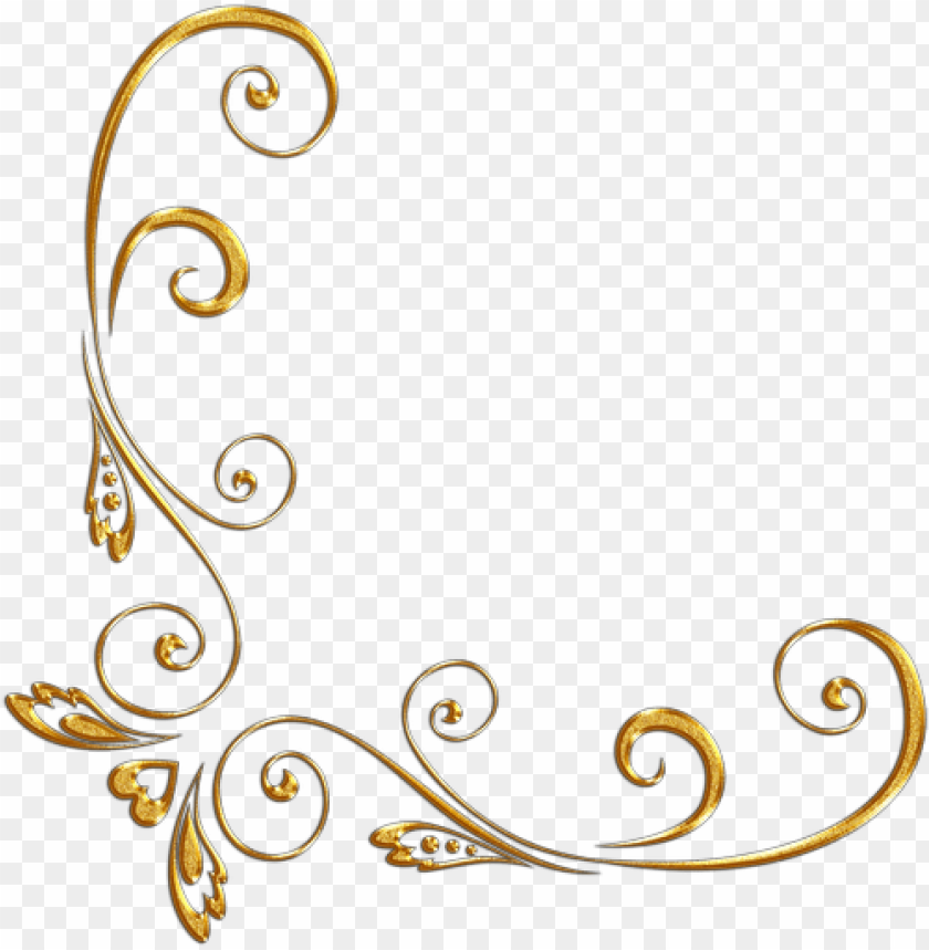 Free download | HD PNG gold corner designs png PNG transparent with ...
