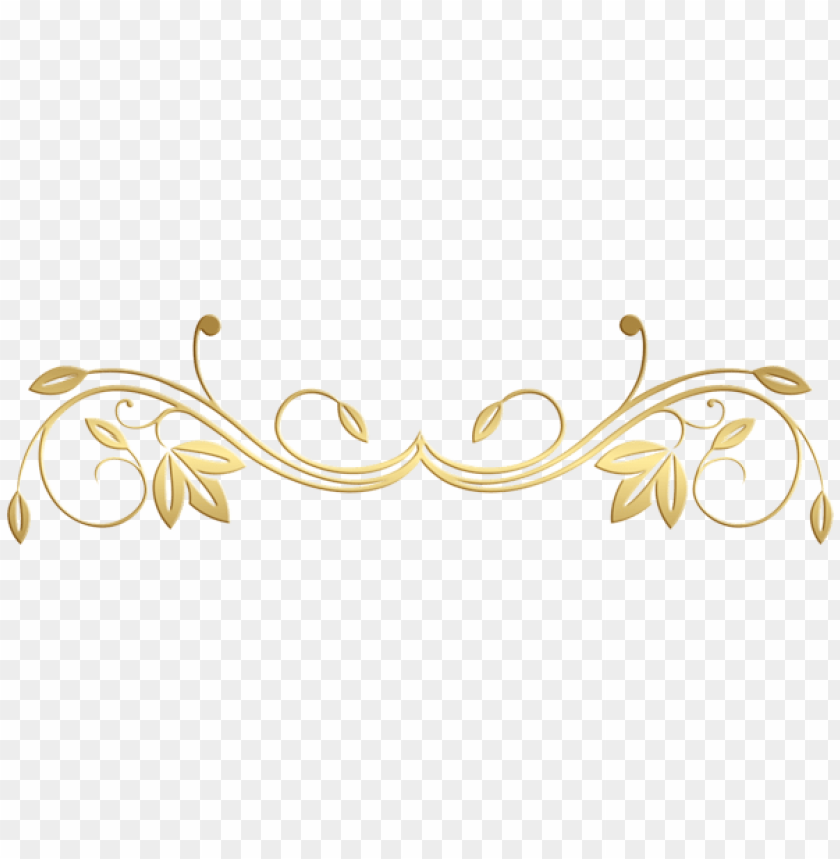 Free download | HD PNG gold deco floral element clipart png photo ...