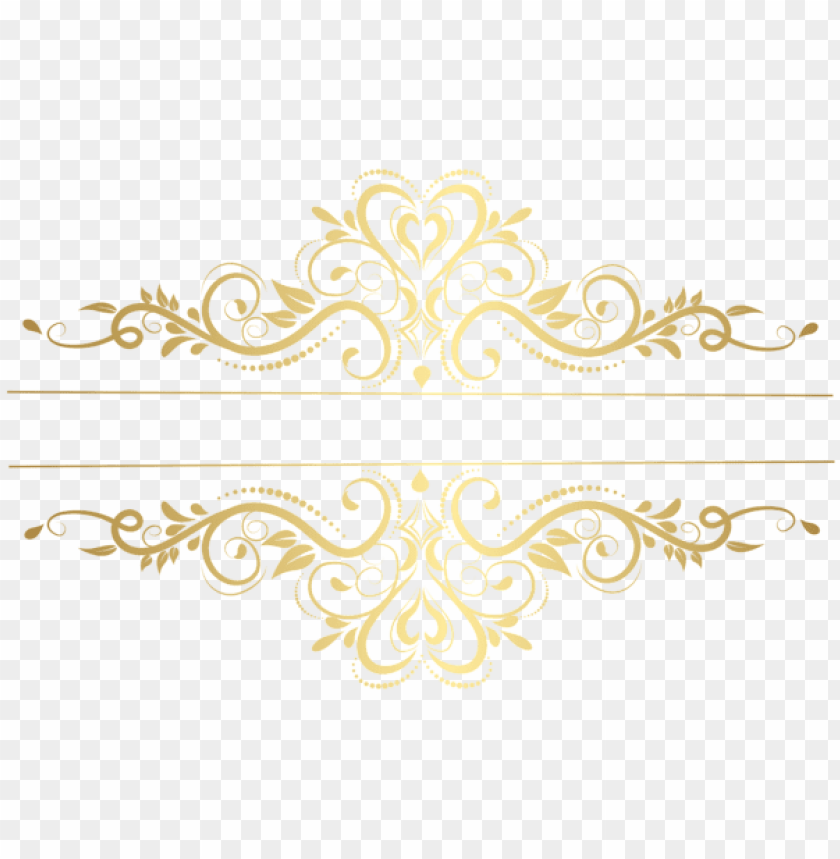 Free download | HD PNG gold element decorative transparent clipart png ...