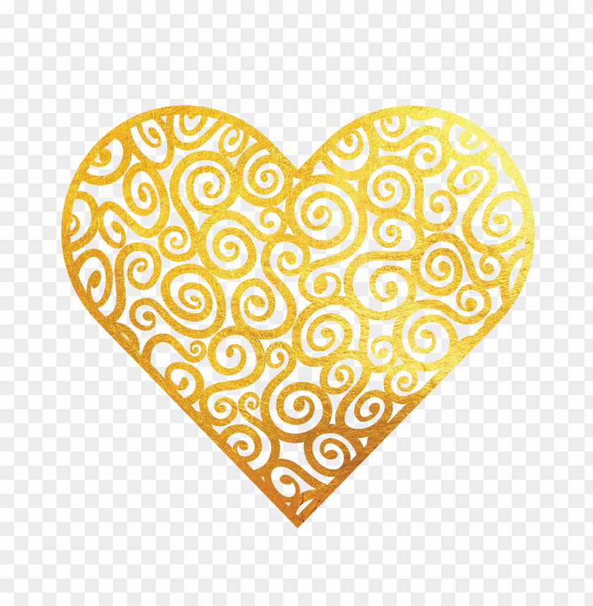 Free download | HD PNG gold heart shape PNG transparent with Clear ...