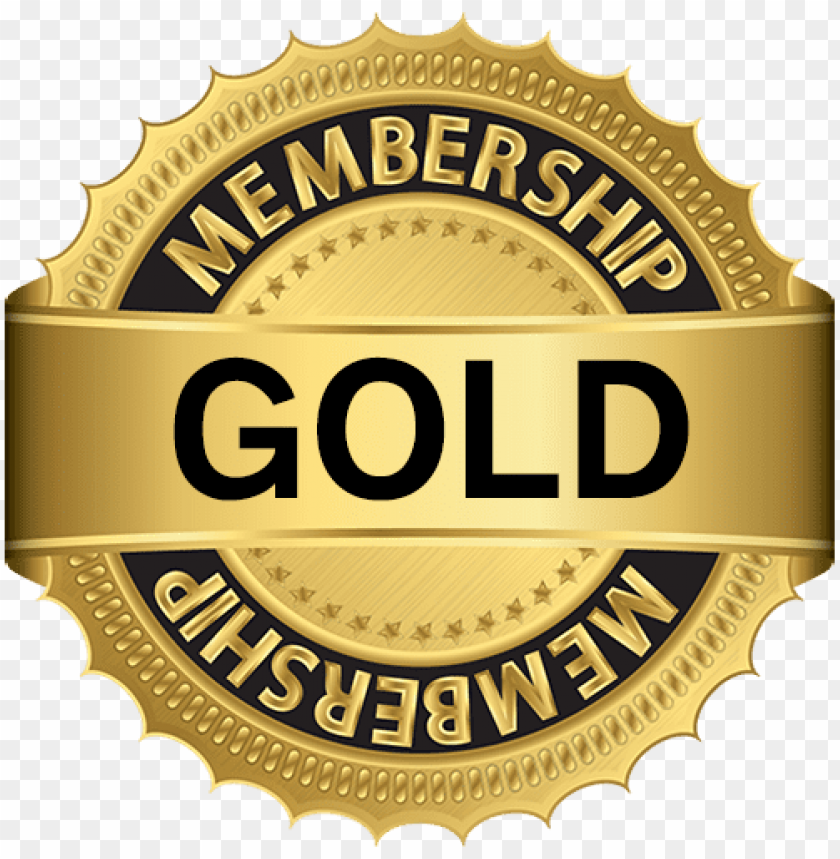 Free download | HD PNG gold membership badge png clipart png photo ...