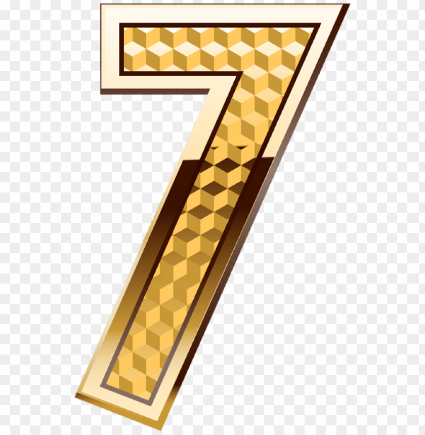 Free download | HD PNG gold number seven clipart png photo - 50607 | TOPpng