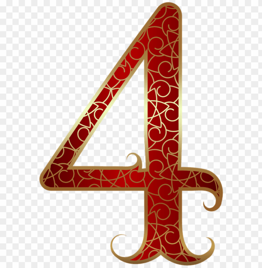 Free download | HD PNG gold red number four clipart png photo - 50491 ... Free download | HD PNG gold red number four clipart png photo - 50491 ...