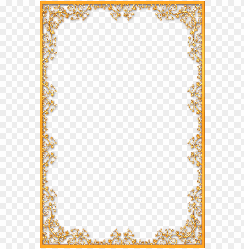 Free download | HD PNG gold wedding border png PNG transparent with ...