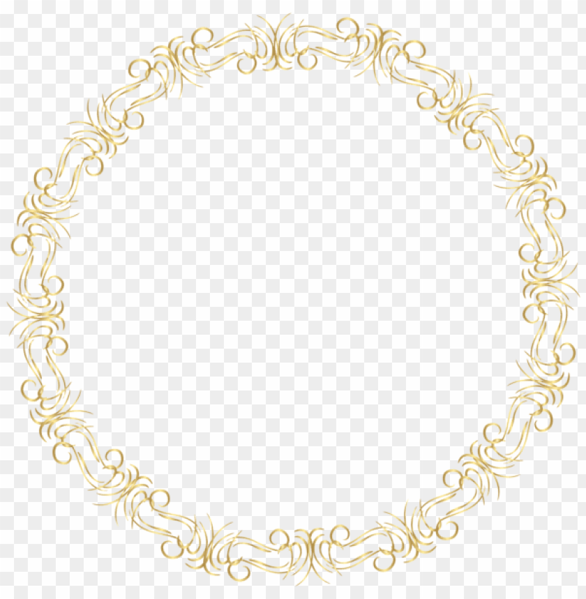 Free download | HD PNG golden border frame round clipart png photo ...