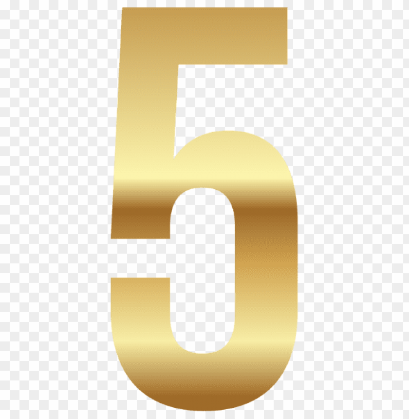 Free download | HD PNG golden number five clipart png photo - 51898 ...
