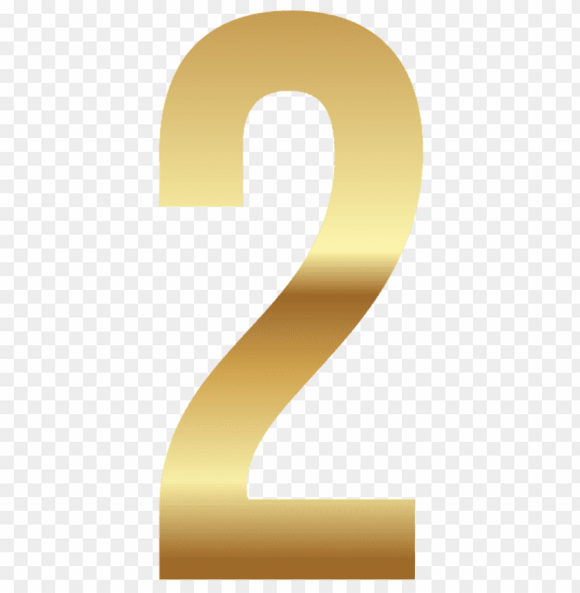 Free download | HD PNG golden number two clipart png photo - 51892 | TOPpng